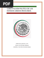 Resumen de Artículos 1-136 Constitución Mexicana | PDF | Constitución ...