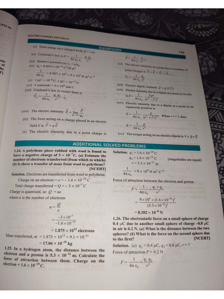 Numericals ch1 | PDF