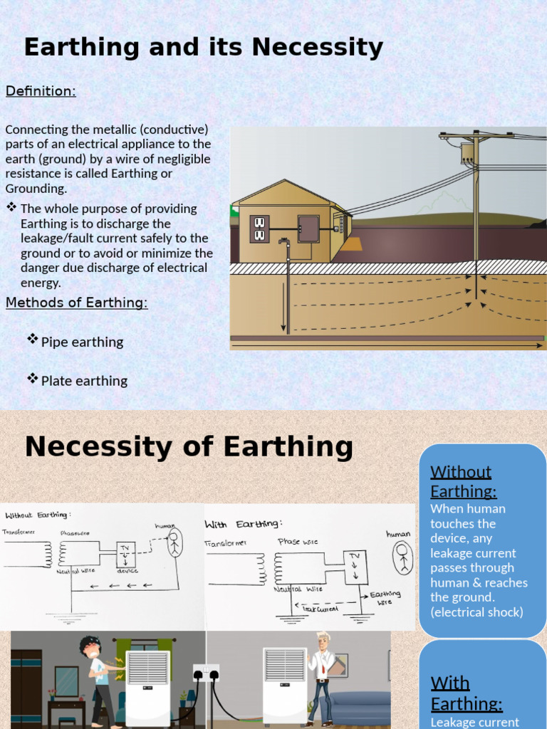 Earthing and Its Necessity | PDF | Electricity | Electromagnetism