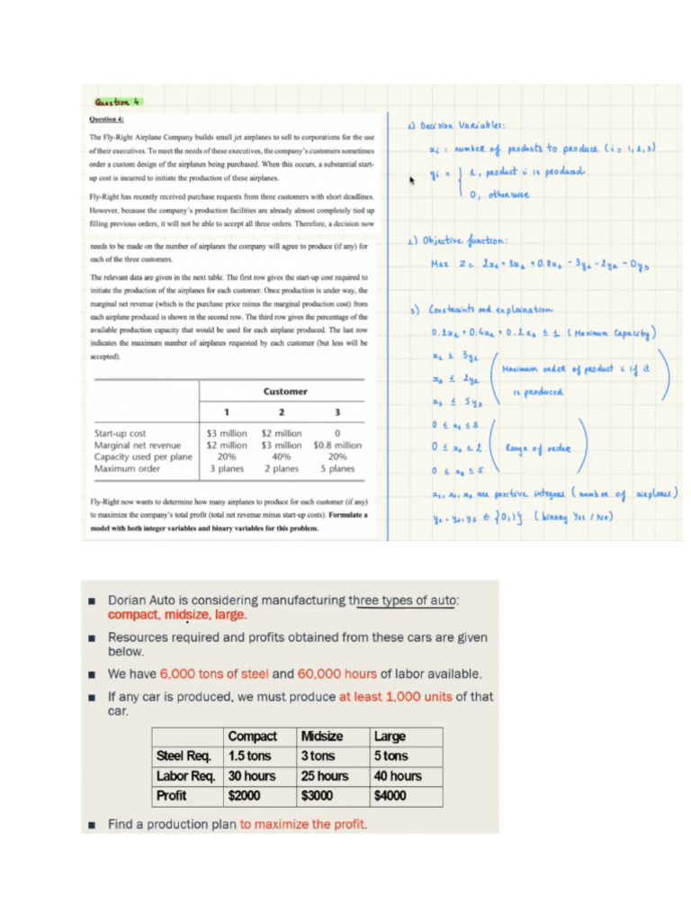 Or1 - Formulate Model | PDF