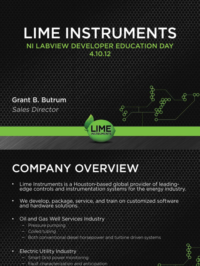 NI Developer Education Day-LI | PDF