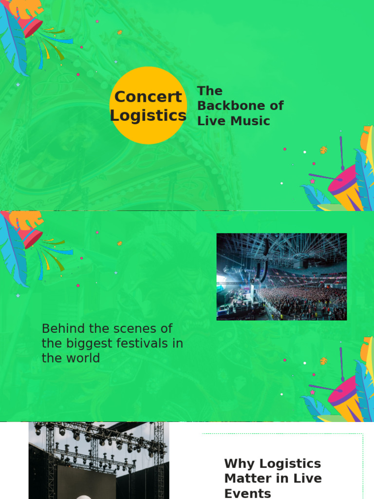 Concert Logistics - The Backbone of Live Music | PDF | Logistics