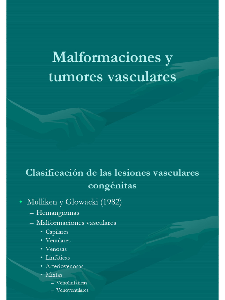 Malformaciones Vasculares 1 | PDF | Enfermedades y trastornos | Especialidades Medicas