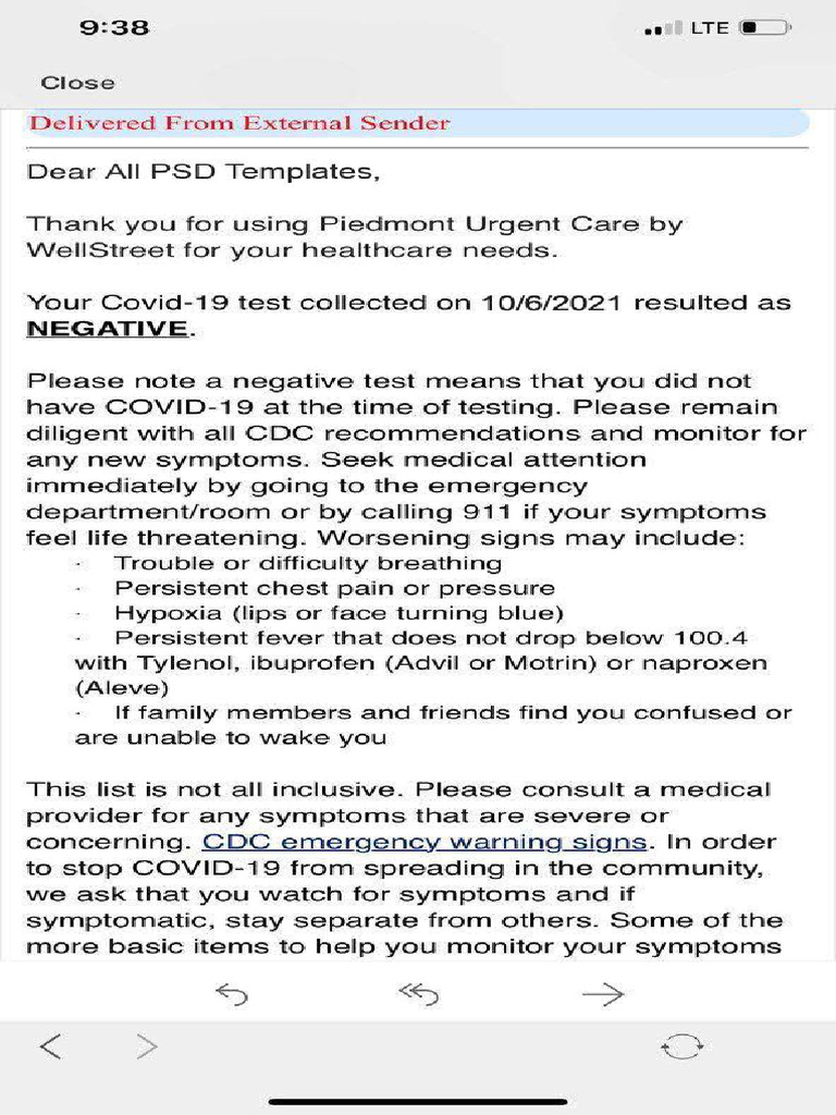 Covid Letter | PDF
