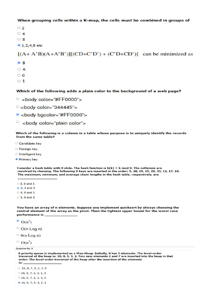 Computer Engineering Questions 1-50 | PDF