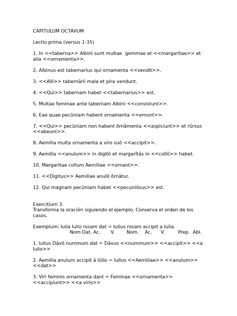 Tabernarius Albinus y sus ornamenta | PDF