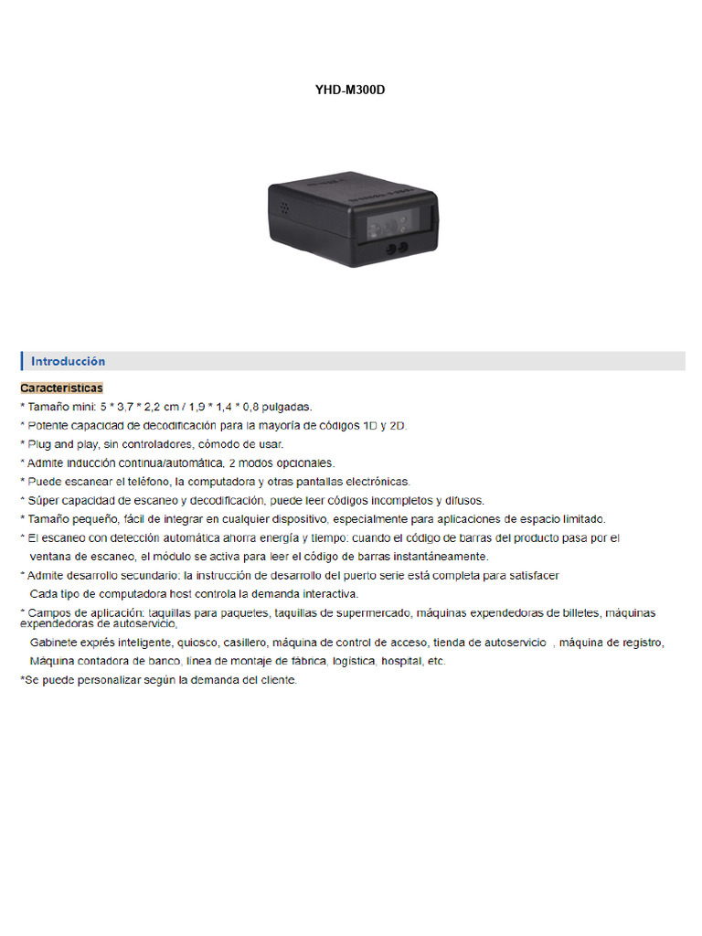 Ficha Bar Code | PDF