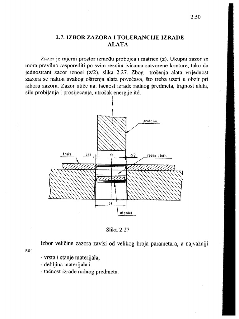 7 - Zazori I Tolerancije Alata - 101634 | PDF