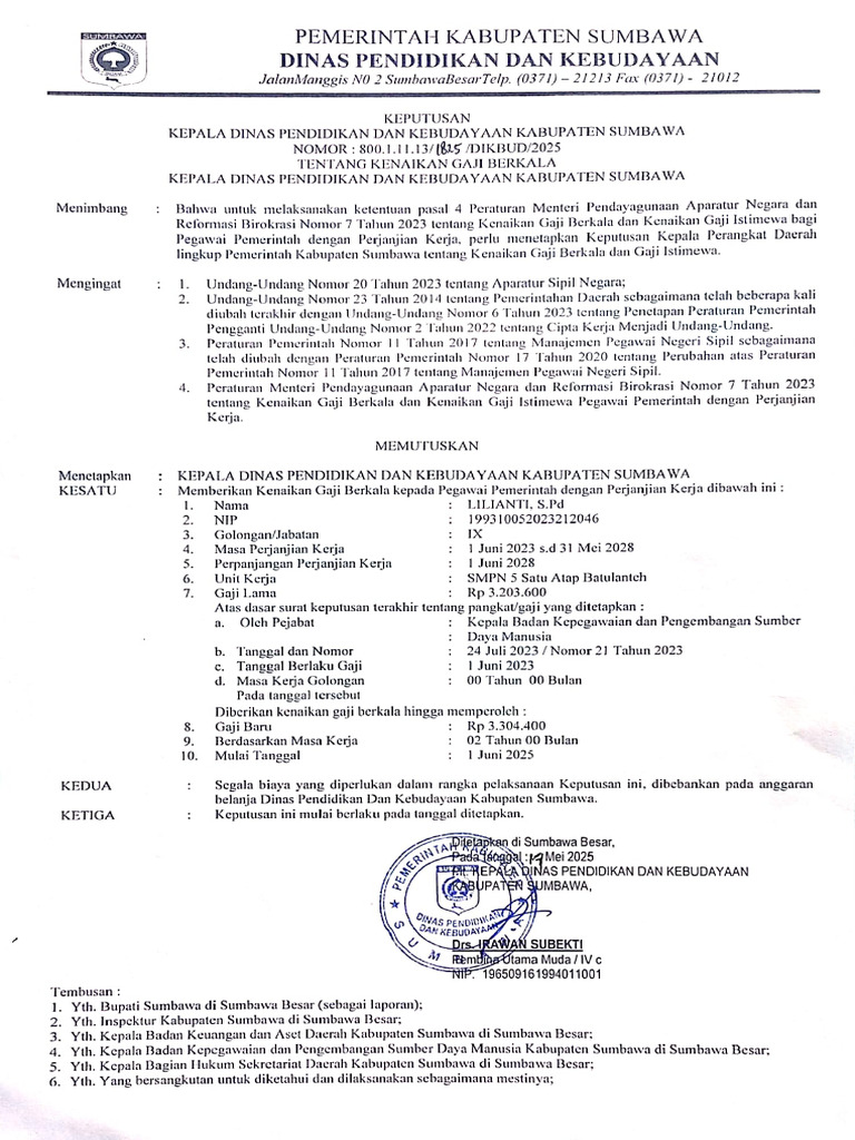 SK Berkala Lilianti | PDF