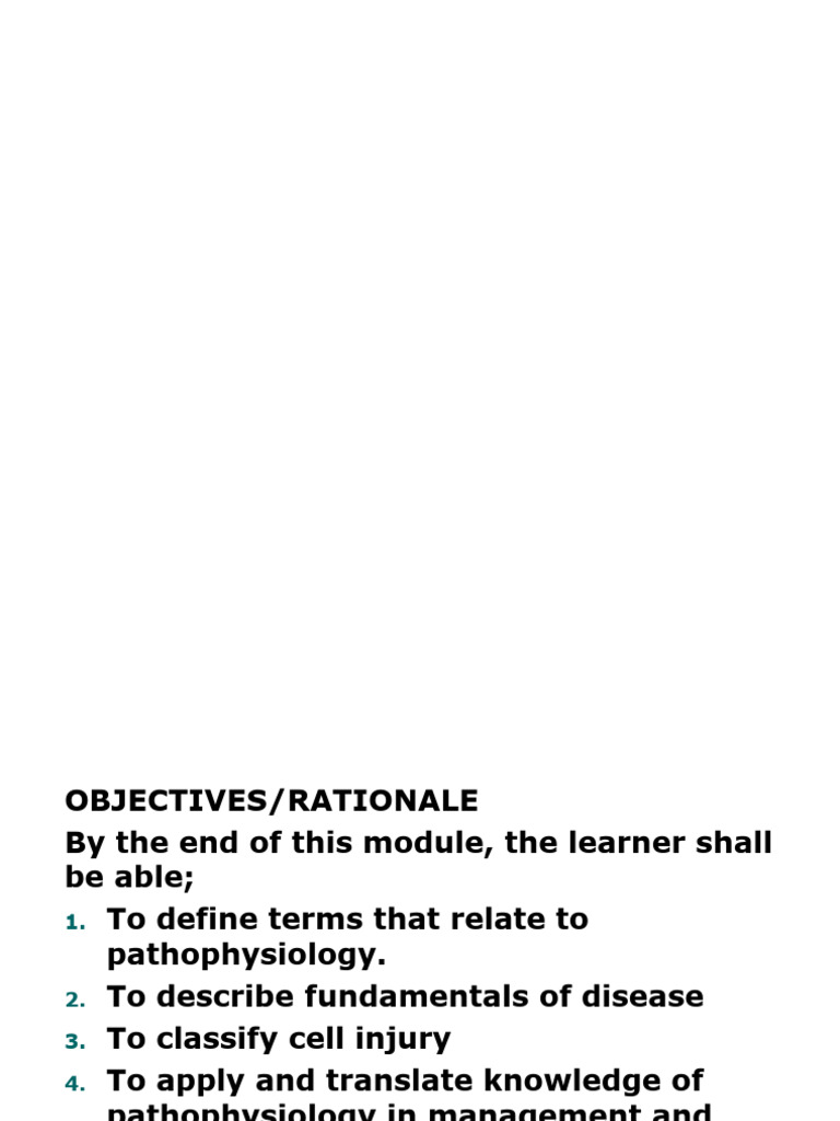 2023 Pathophysiology - Basics | PDF | Inflammation | Necrosis