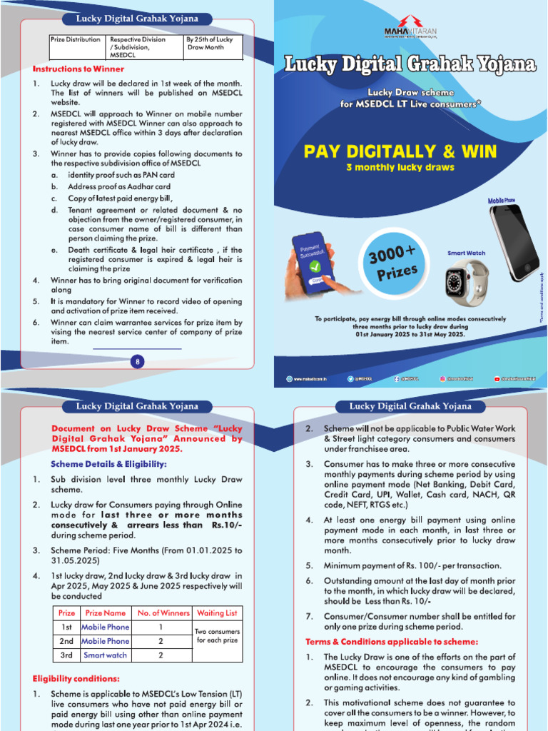 Lucky Draw Scheme Document English | PDF