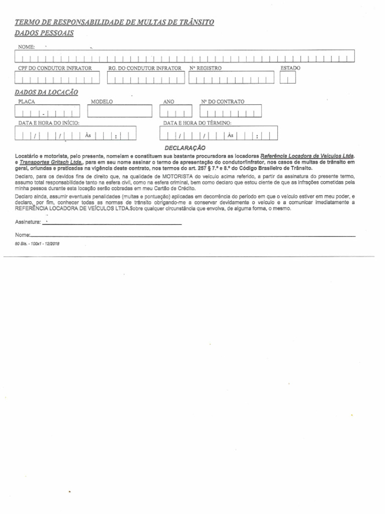 Termo de Multa | PDF