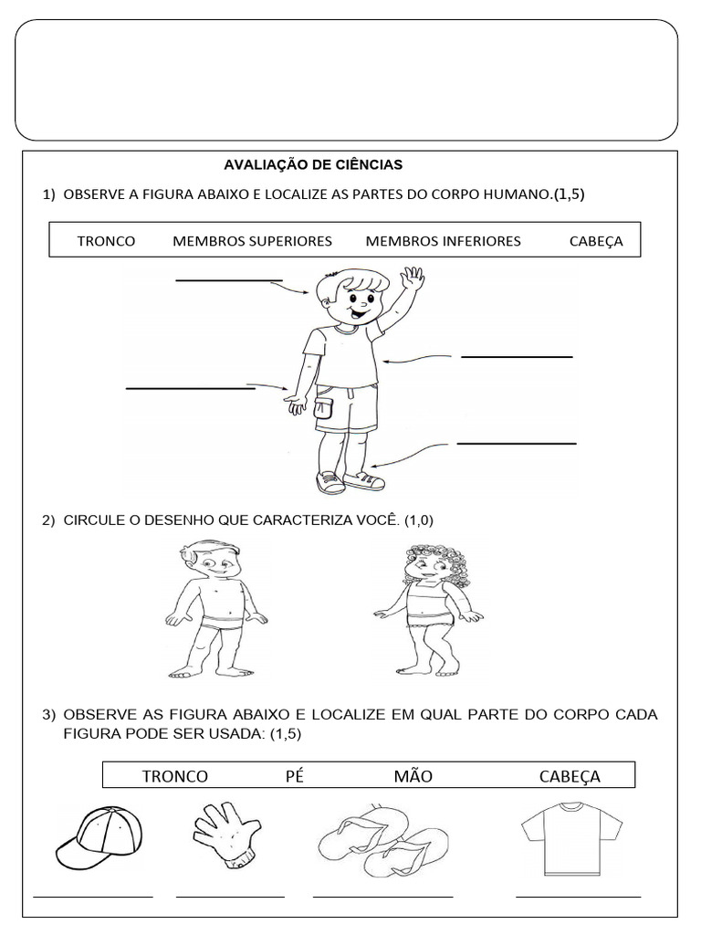 Prova III Bimestre de Ciencias 1%C2%BA Ano Fundamental PDF | PDF