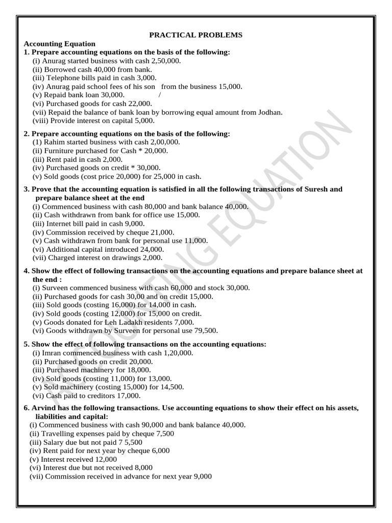 Accounting Equation | PDF | Banks | Credit Card