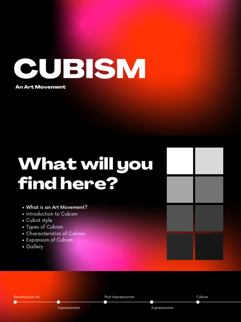 CUBISM - Sreenithi Senthilvasan | PDF | Cubism | Art Movements