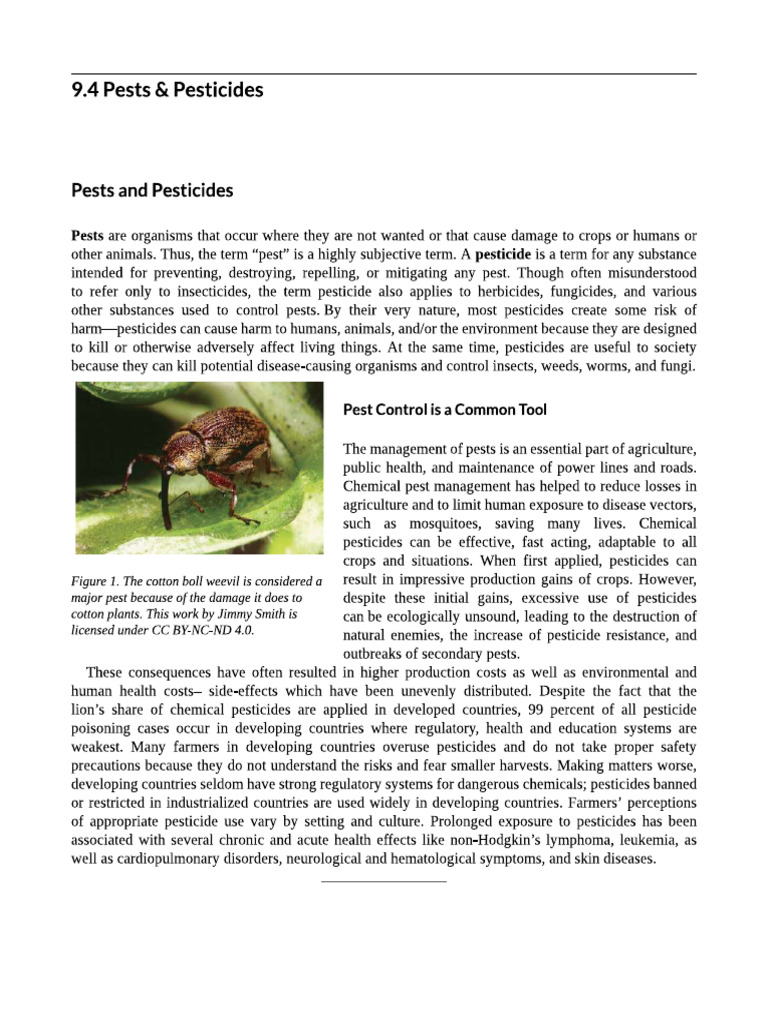 Fisher Chapter 9b Sustainable Agriculture | PDF