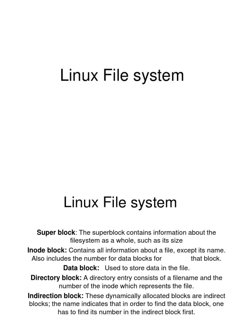 Linux Unix Day 2 | PDF | File System | Computer File