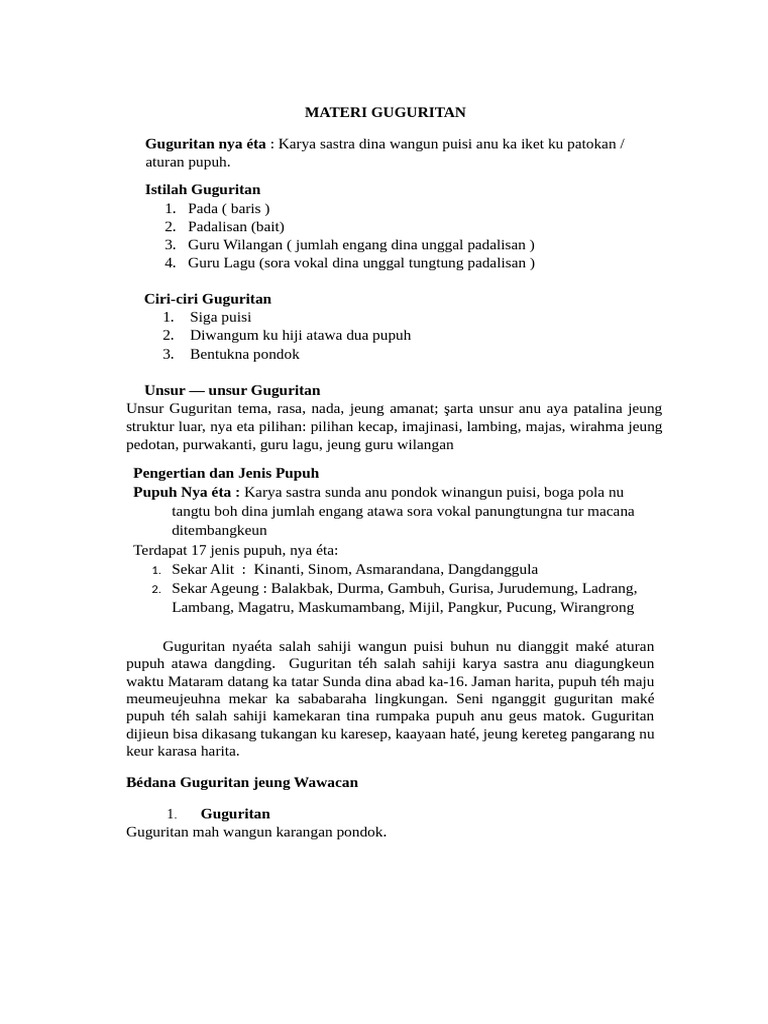 GUGURITAN | PDF