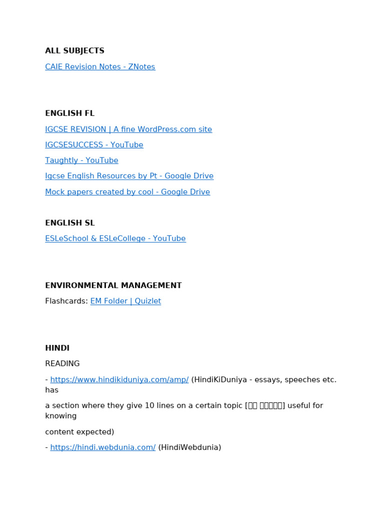 Useful Links | PDF