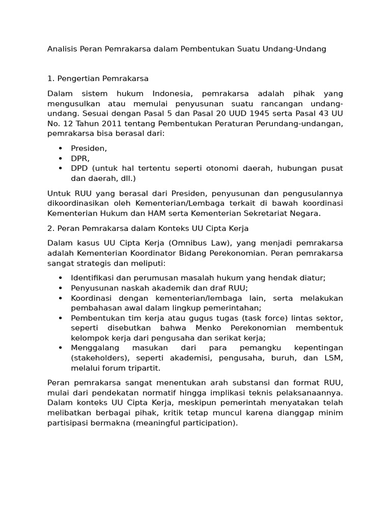 Ilmu Perundang Undangan Tugas 3 Arief Prawinata P | PDF