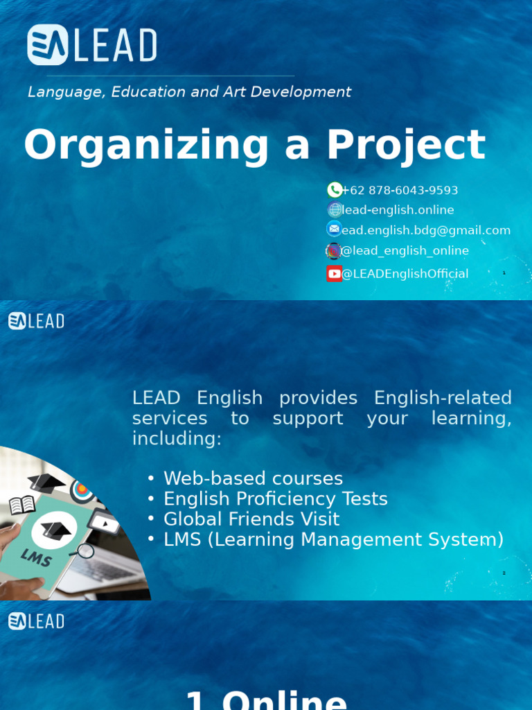 Organizing A Project | PDF | Test Of English As A Foreign Language ...