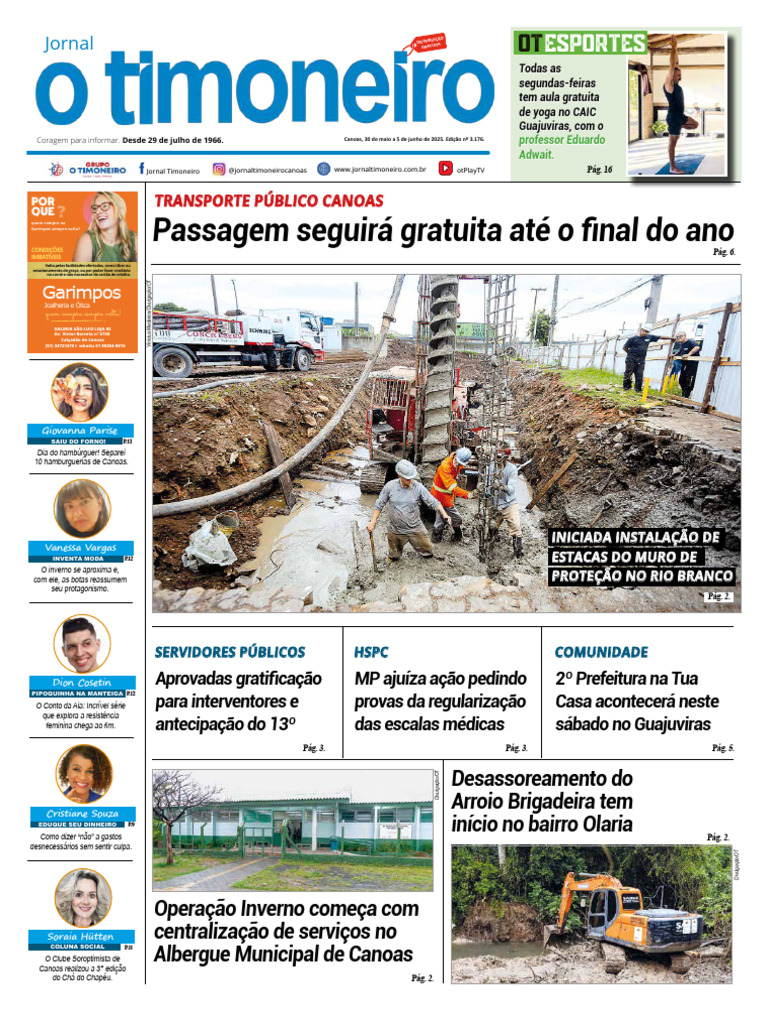 Jornal Timoneiro: Edição 3.176 de Canoas | PDF | Gripe