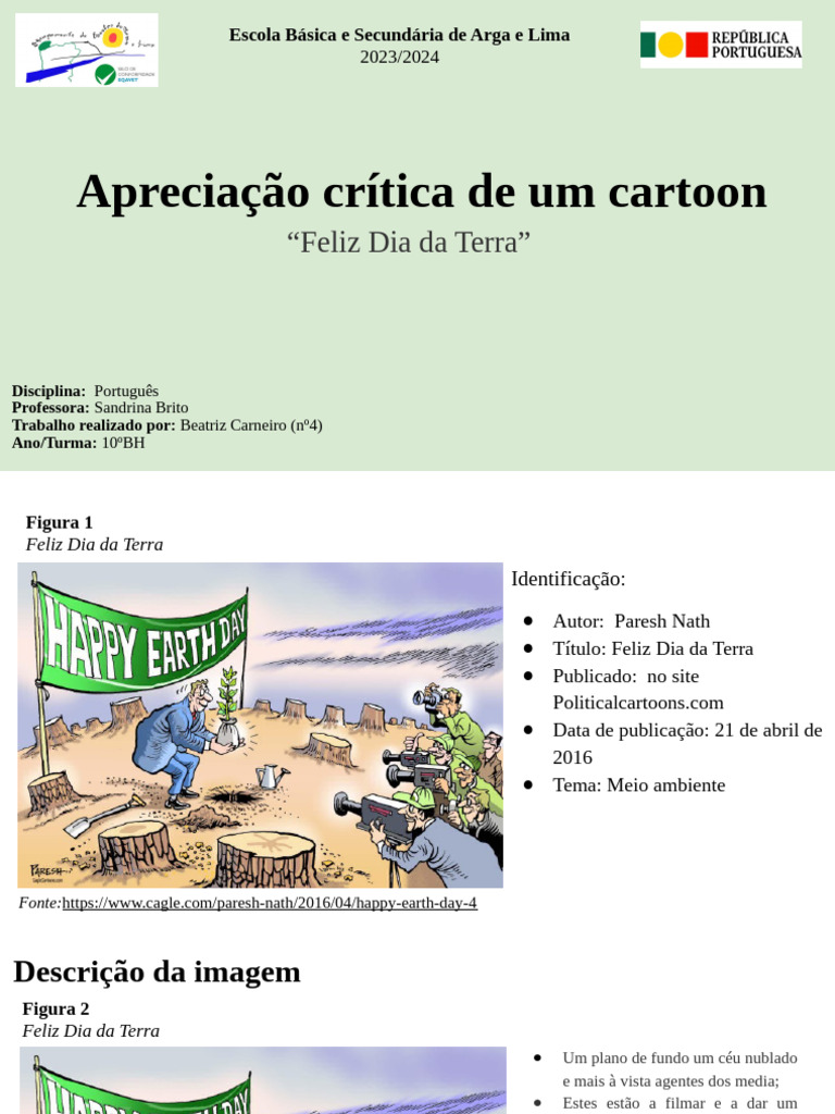 Apreciação Crítica de Um Cartoon | PDF