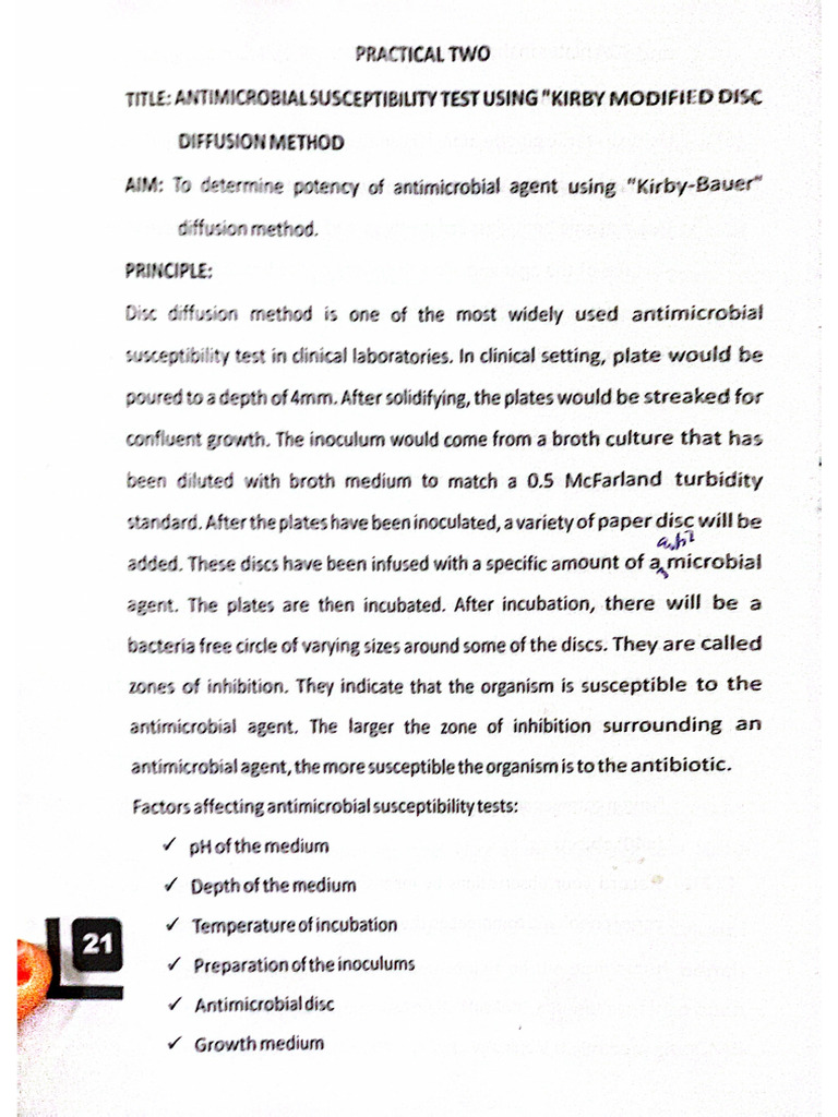 MCB309 Practical | PDF