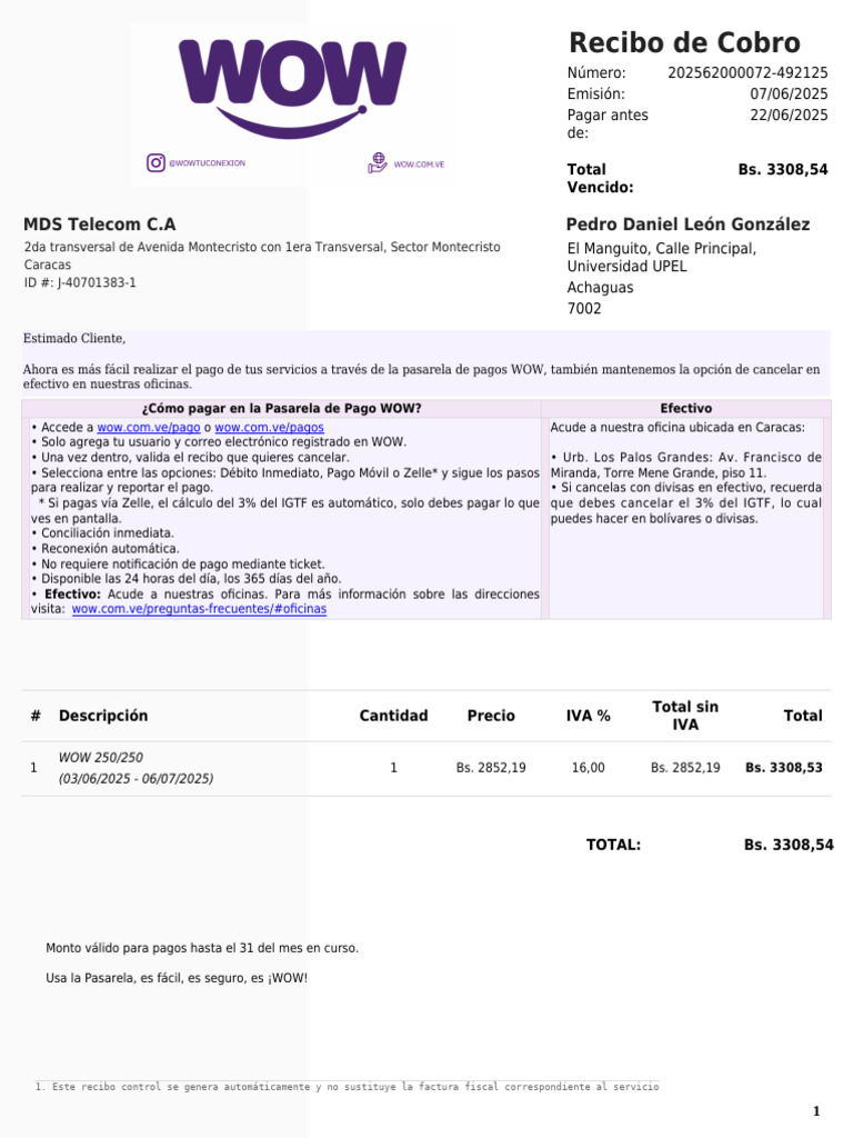 Invoice 202562000072 | PDF