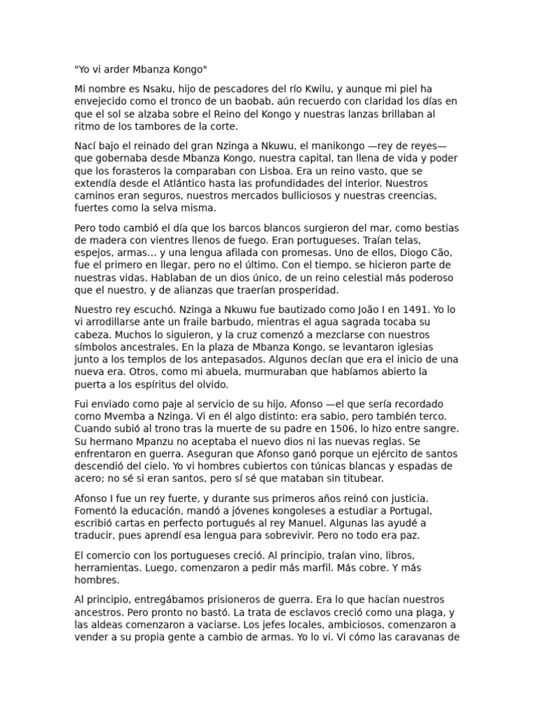 La Historia de El Congo | PDF