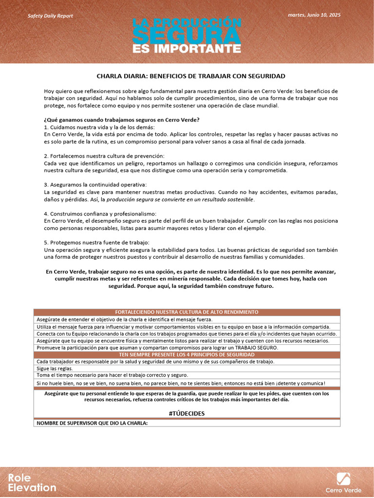 Reporte Diario 10-06-2025 EECC | PDF