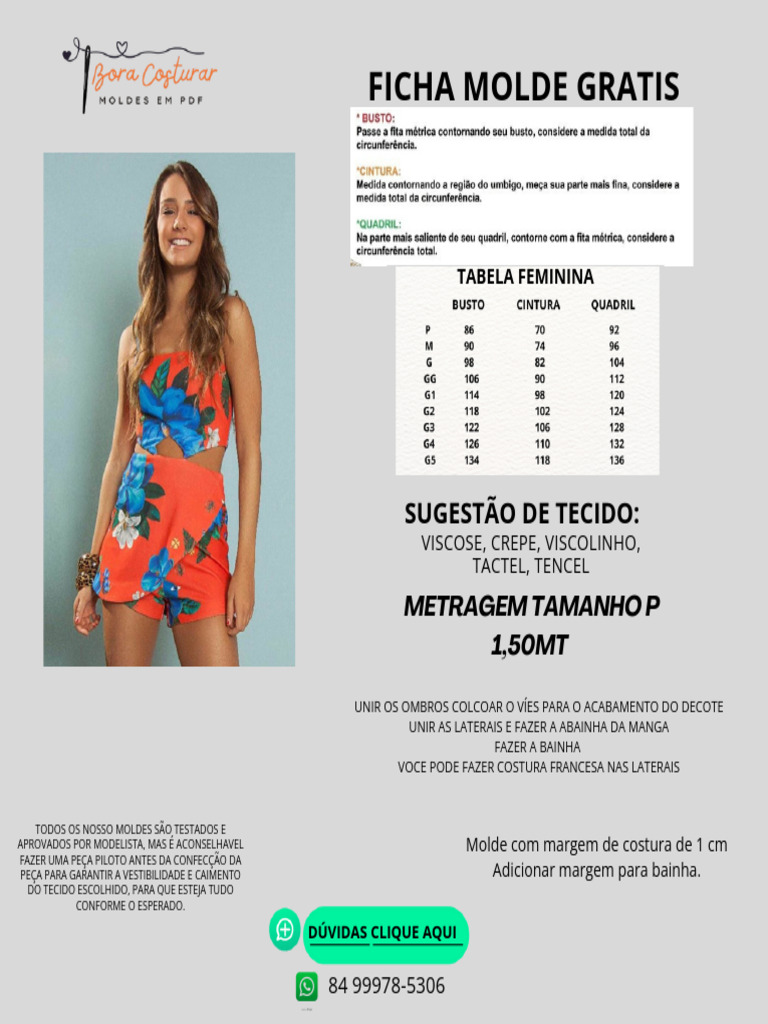 Ficha Tecnica Simplificada Molde Gratis-8 | PDF