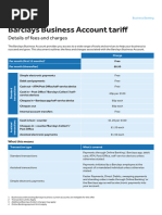 Barclays Premier Current Account Fees | PDF | Transaction Account ...