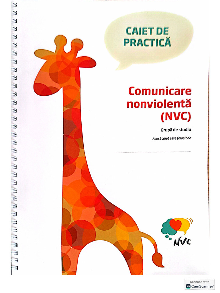 Comunicarea Nonviolenta, Caiet de Practica | PDF