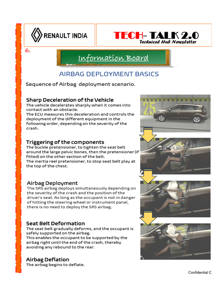 Airbag Deployment Conditions Explained | PDF | Airbag | Seat Belt