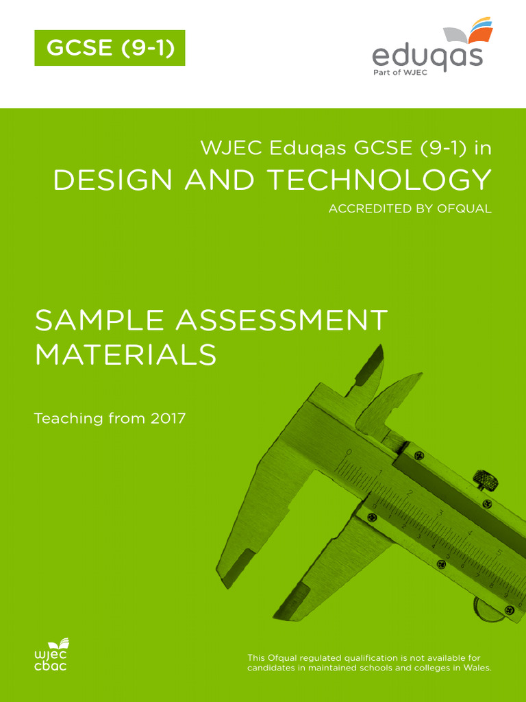 Gcse Design and Technology Sams | PDF