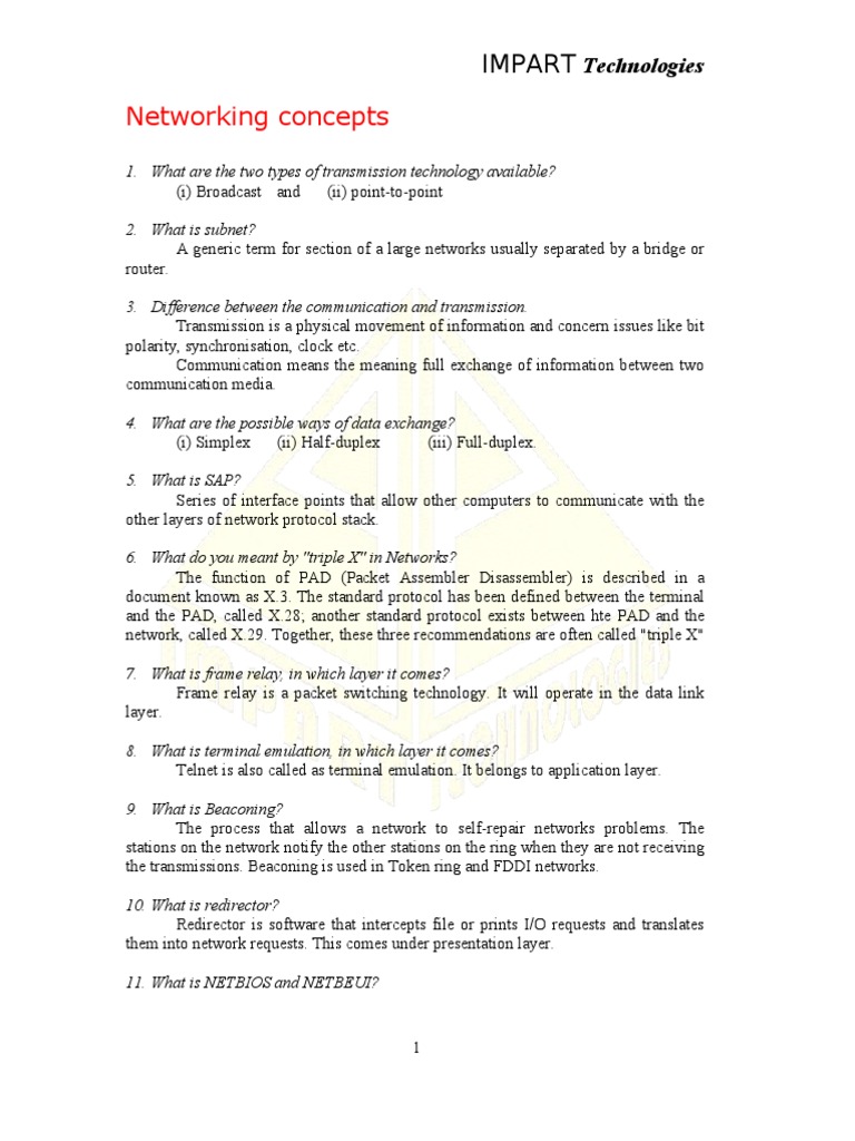 Networking | PDF | Internet Protocols | Computer Network