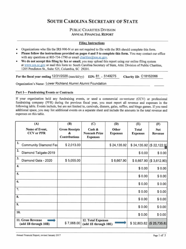 FY 2020 Annual Financial Report | PDF