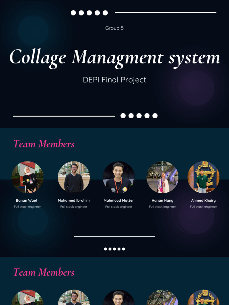 Depi Final Project Presentation | PDF | Databases | User Interface
