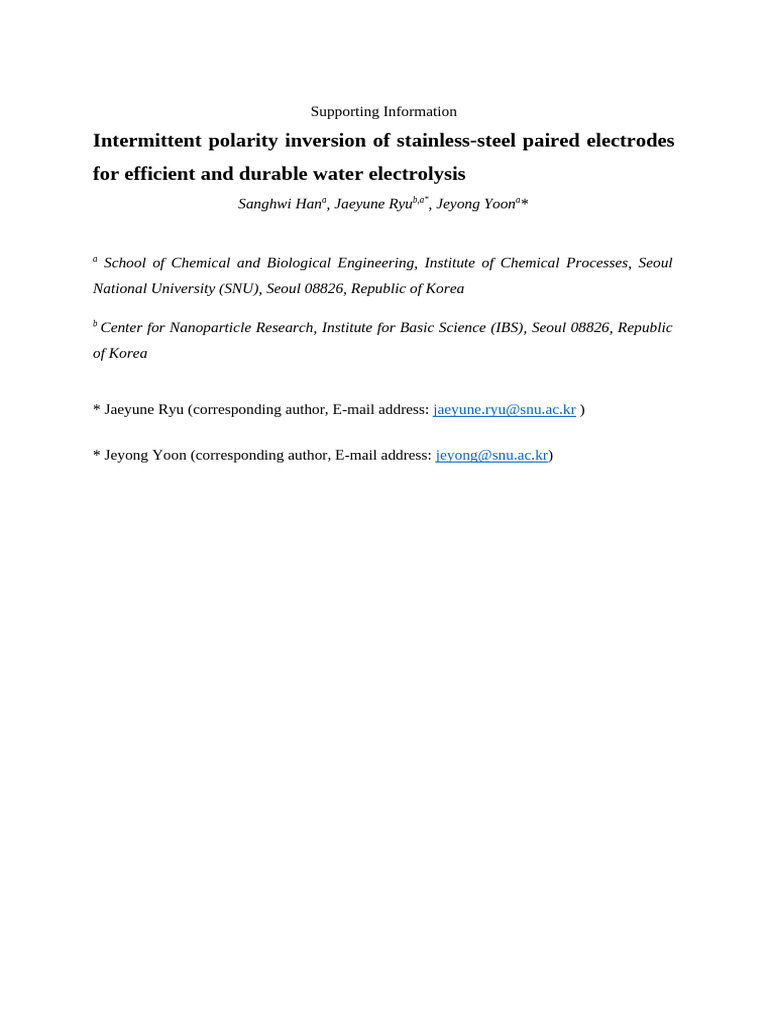 1 s2.0 S1385894724090946 mmc1 | PDF | Electrochemistry | Raman Spectroscopy