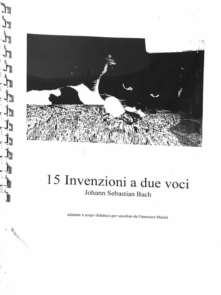 15 Invenzioni A Due Voci Bach | PDF