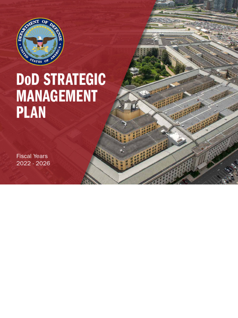 Strat 3.0 - Us Department of Defense Strategic MGMT Plan 2022-2026 ...