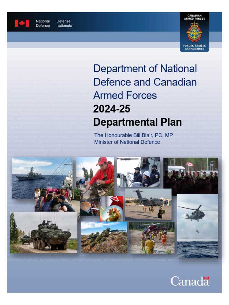 Strat 6.0 - Canada DND 2024-2025 Departmental Plan en | PDF | Search And Rescue | Military