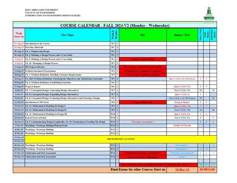 IE 202 CALENDAR_01_2024_MW_V2 | PDF