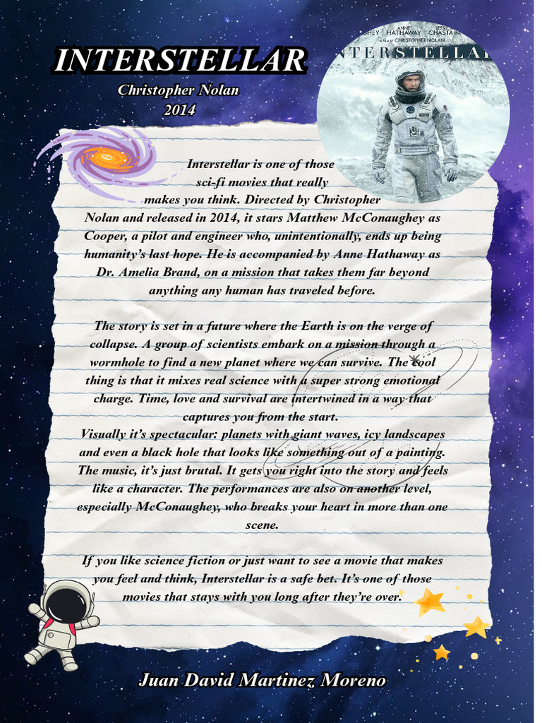 INTERSTELLAR | PDF