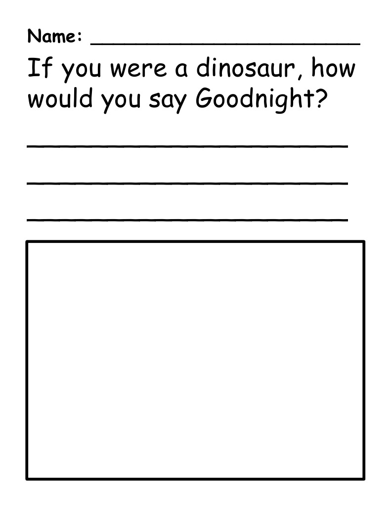 Dinosaur Writing Prompts | PDF | Language Arts & Discipline | Home & Garden