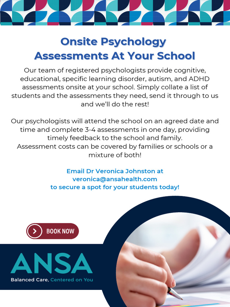 Onsite Psychology Assessments for Schools | PDF