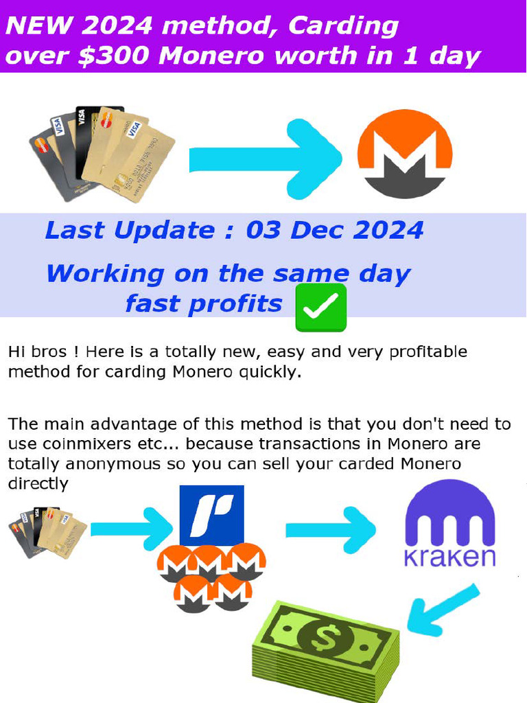 2024 - Carding Monero | PDF