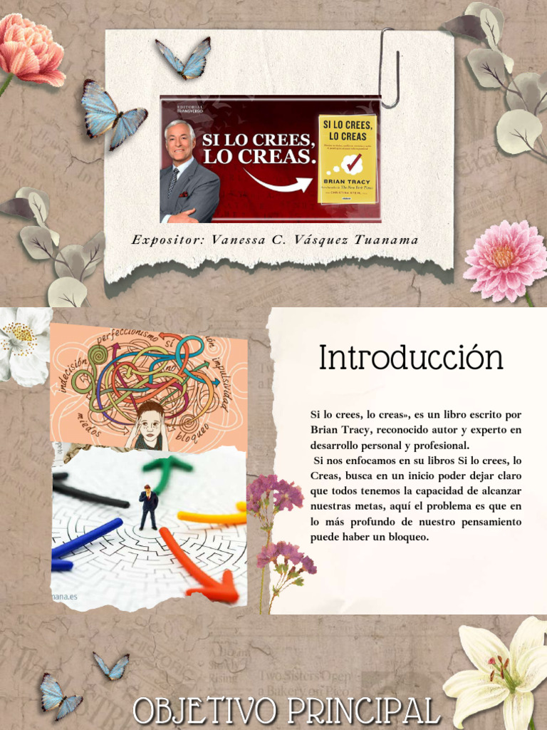 Si lo crees, lo creas: Claves del éxito | PDF | Pensamiento