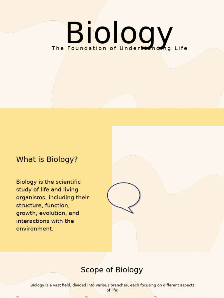 Biology Education Presentation in Beige Green Animated Style - 20250614 ...